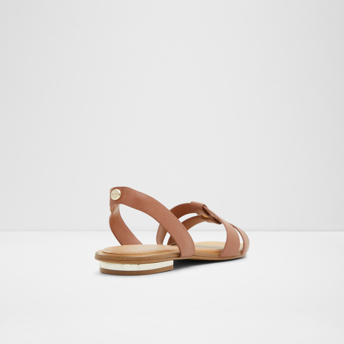 Balera Flat Sandals Cognac Color By Aldo