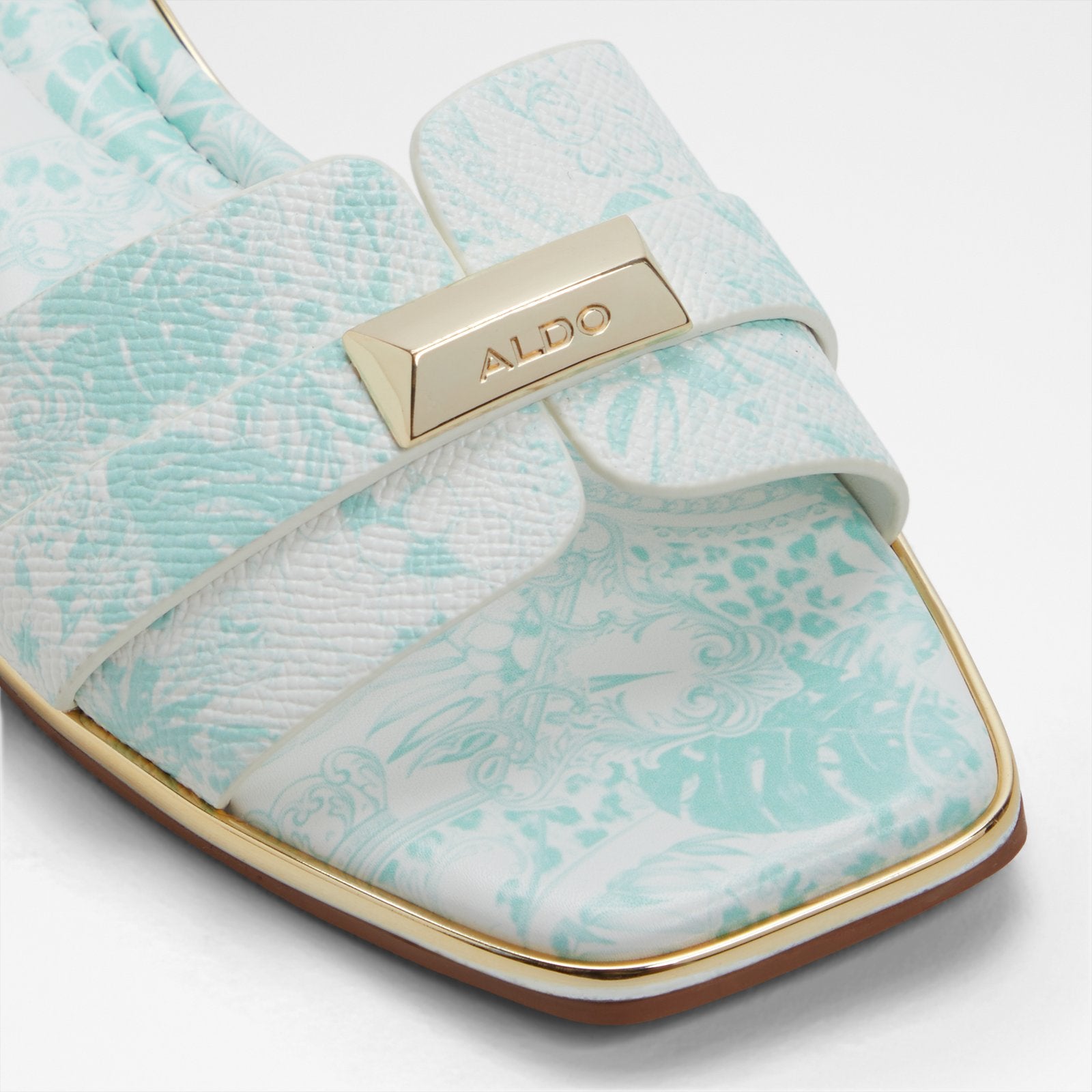 Darine Blue Combo Women's Flat Sandals by Aldo