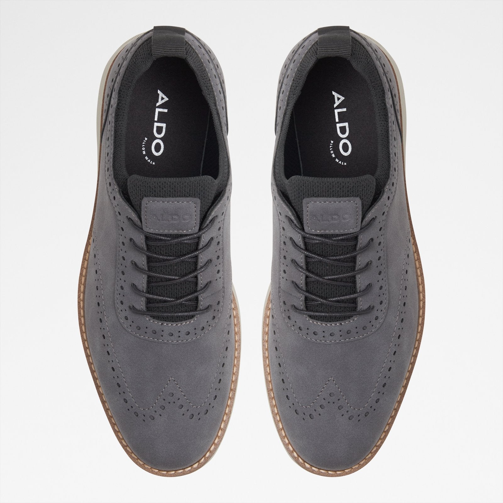 Kalister | Dark Grey Lace Ups | ALDO KSA