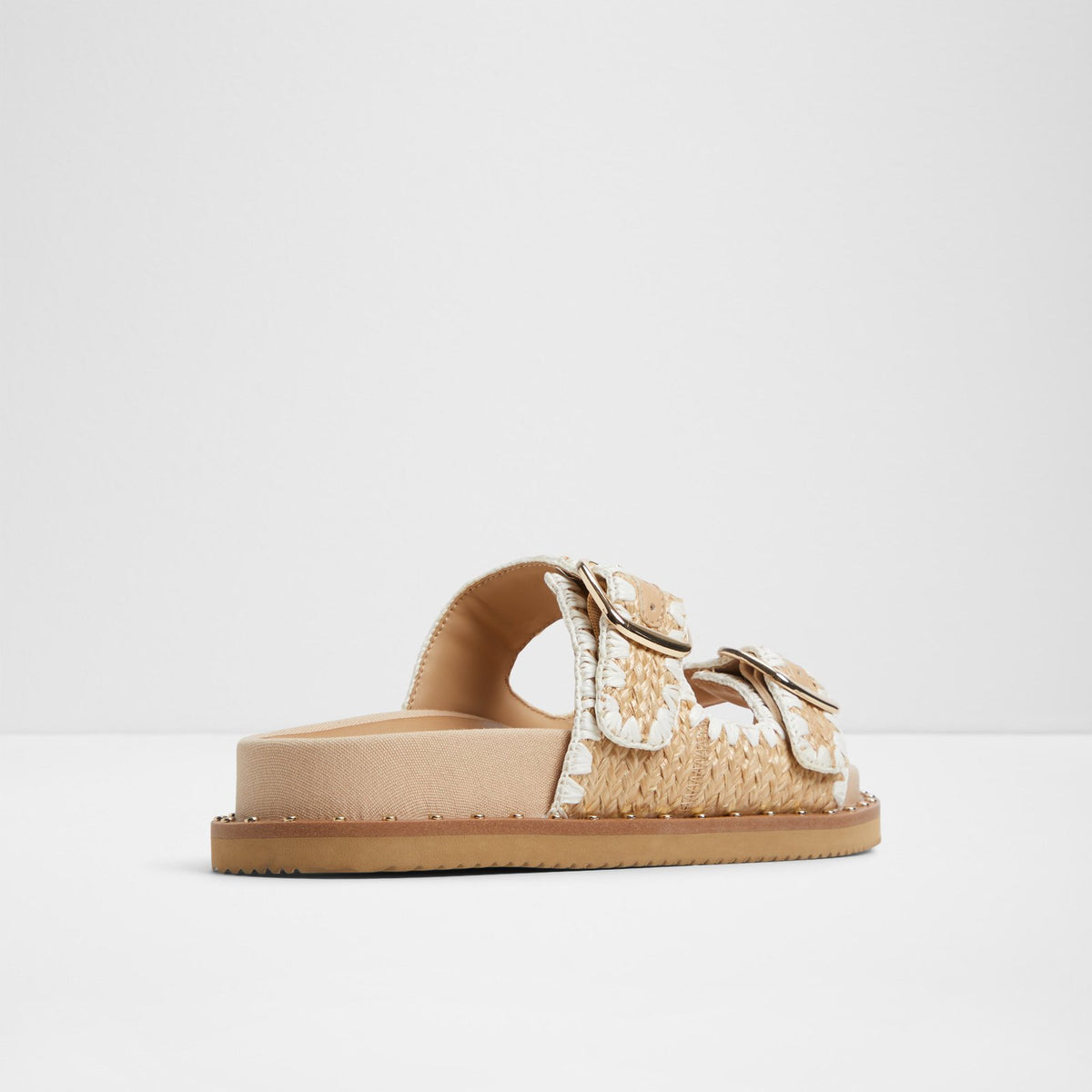 Kravis | Open Natural Flat Sandals | ALDO KSA